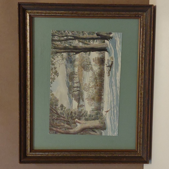 S. R. Badmin | Art | Vintage Stanley Roy Sr Badmin Landscape Mounted ...